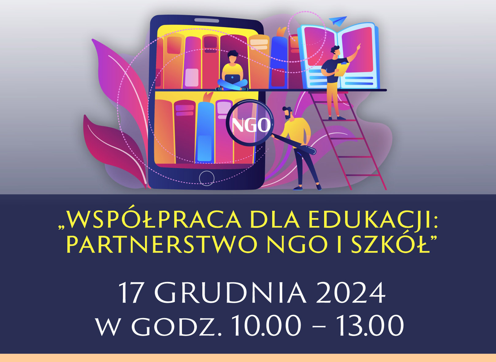 Zaproszenie na konferencję pt.: „Współpraca dla edukacji: partnerstwo ...