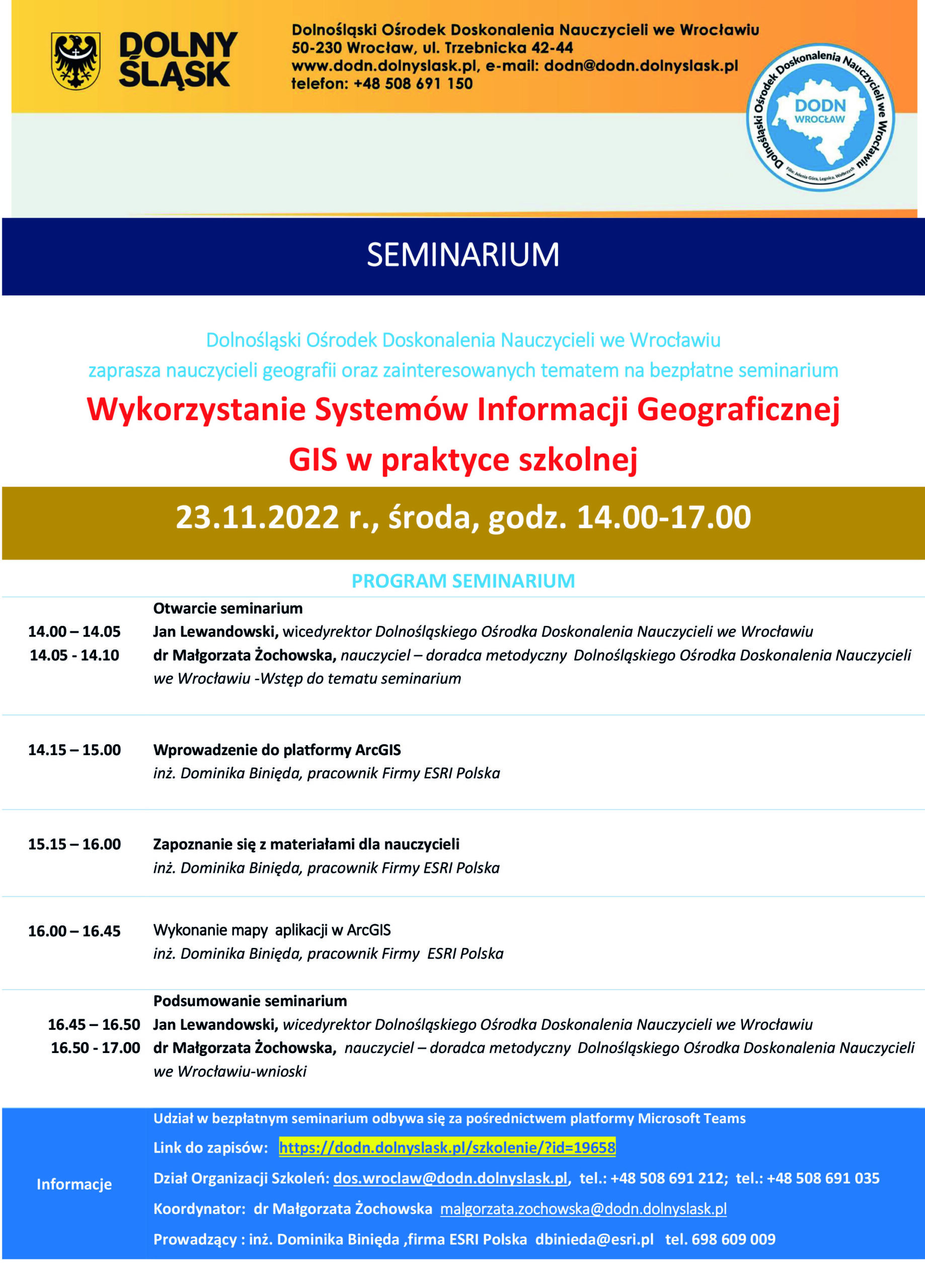 Seminarium: Wykorzystanie Systemów Informacji Geograficznej GIS w ...
